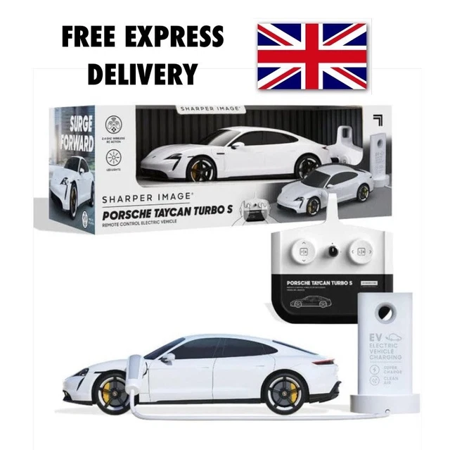 FAO SCHWARZ PORSCHE Taycan Turbo Remote Control Car Electric RTC BEST ...