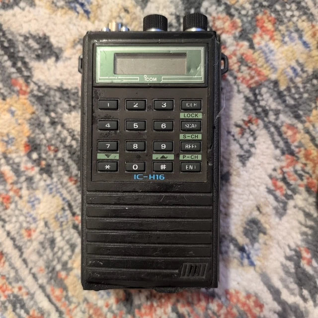 ICOM IC-H16 VHF Transceiver No Battery Read Desc. $41.02 - PicClick CA