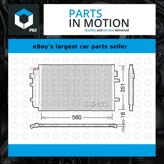 AIR CON CONDENSER fits IVECO DAILY Mk6 3.0 2014 on AC Conditioning ...