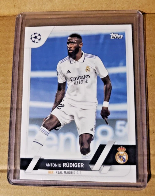 2022-23 TOPPS UEFA Club Competitions Antonio Rudiger #58 [Real Madrid ...