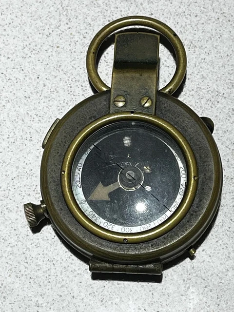 ANTIQUE WW1 MILITARY Army Officer Prismatic Compass, French & Sons ...