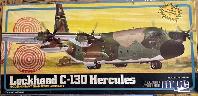 LOCKHEED C-130 HERCULES Modern Heavy Transport Aircraft 1/72 Scale ...