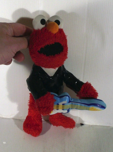 10& ROCK STAR Elmo With Guitar Soft Toy Plush Sesame Street £3.99 ...