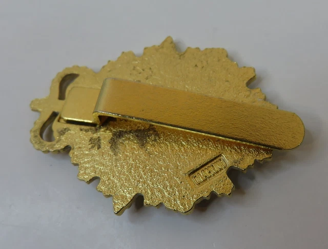 VINTAGE CANADIAN FORCES Tri-Services Army, Navy, Air Force Cap Badge ...