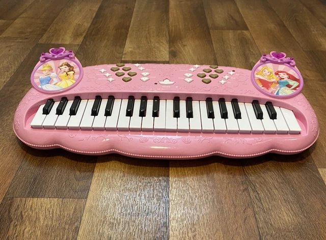 DISNEY PRINCESS ELECTRONIC Keyboard Piano Musical Kids Toy 6 Instrument ...