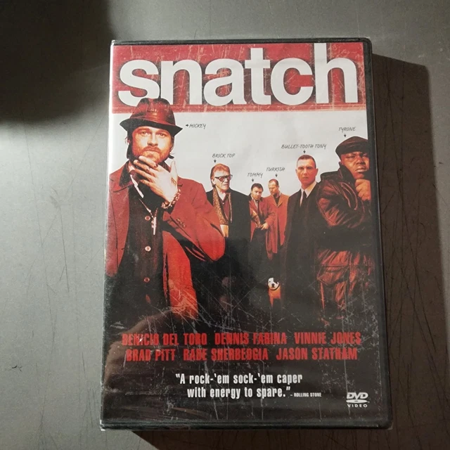 SNATCH (DVD, 2000) Brad Pitt, Jason Statham - FACTORY SEALED EUR 5,72 - PicClick IT