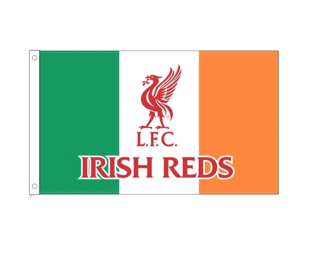 LIVERPOOL FC OFFICIAL Irish Reds 5x3 Flag LFC Gift £13.99 - PicClick UK