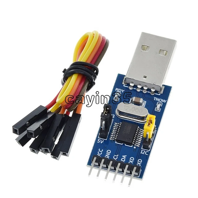 NEW CH341T USB to I2C/IIC/UART USB to TTL 2 in 1 MCU Serial Port ...