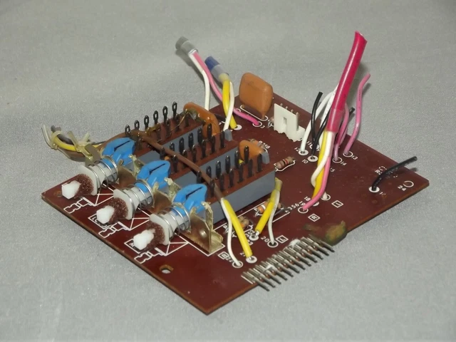 SAE A7 VINTAGE Integrated Stereo Amplifier Original Switch Board SW-231 ...