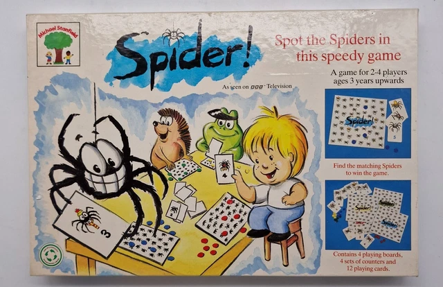 SPIDER! BOARD GAME - Michael Stanfield - BBC Television - Rare ...