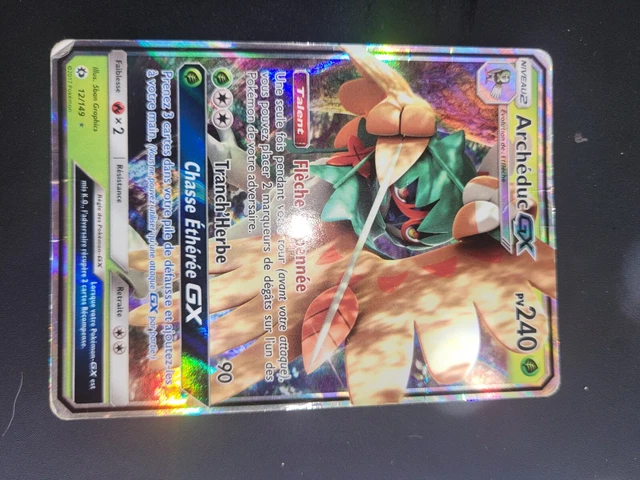 CARTE POKÉMON ARCHÉDUC GX 12/149 Soleil & Lune Français EUR 5,00 ...