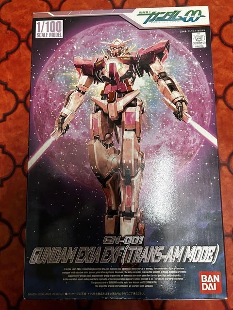 BANDAI HOBBY GUNDAM Exia EXF Trans-Am Mode 1/100 Plastic Model Kit ...