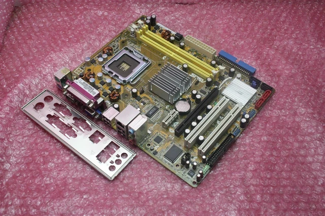 ASUS P5GC-MX/GBL SOCKET LGA775 DDR2 Micro ATX Motherboard With I/O Shield £20.23 - PicClick UK