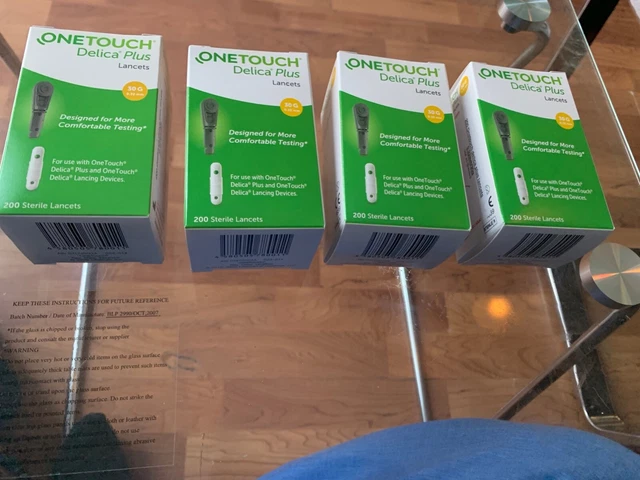 ONE TOUCH DELICA plus Lancets 4 x 200 . £31.38 - PicClick UK