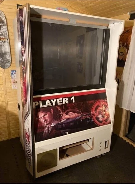 TIME CRISIS 4 Arcade Monitor Cabinet with 46” Thomson TV & Remote ...
