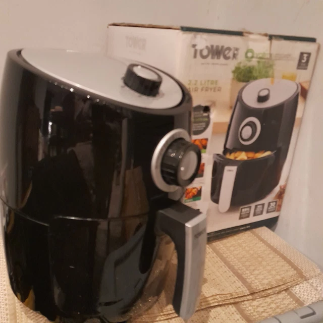 TOWER T17023 1000W 2.2L Air Fryer - Black £29.00 - PicClick UK