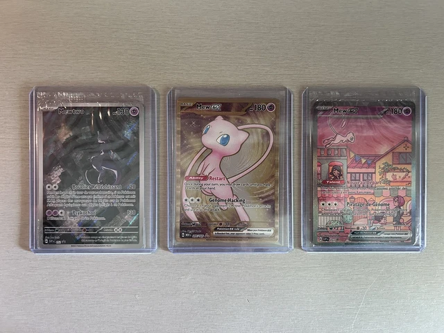 CARTES PROMO COFFRET Ultra Premium Mew - 151 Fr - Mewtwo 052/MewEx 053 ...