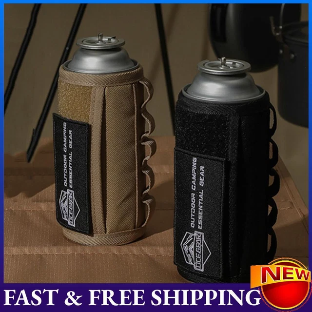 GAS CANISTER CASE Mini Storage Bag Fuel Cylinder Sleeve Picnic Camping ...