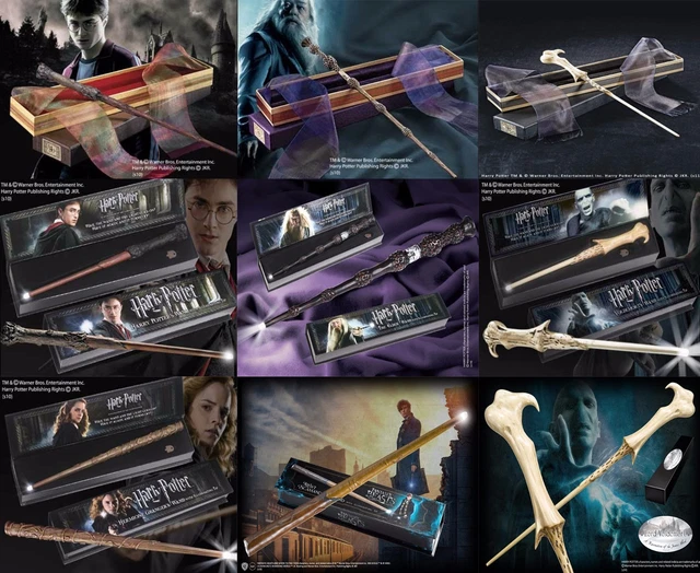 HARRY POTTER NOBLE collection Character Wand Illuminating Ollivanders ...