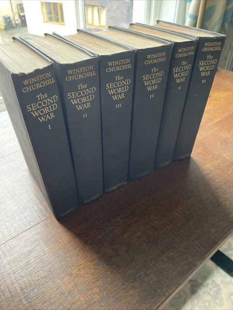 THE SECOND WORLD War - Winston Churchill - 6 Volume Set - First Editions £49.85 - PicClick UK