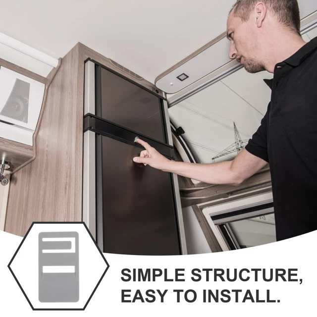 2 PCS REFRIGERATOR Door Prop Clip Rv Catch Compartment Clips Fridge ...