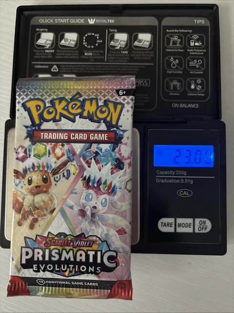 POKÉMON TCG - Prismatic Evolutions Booster Pack - Sealed - HEAVY PACK ...