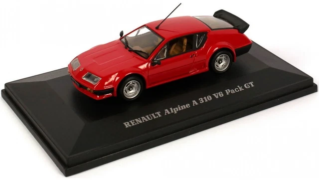 RENAULT ALPINE A 310 V6 GT Pack - Red,UH1610,1/43 Scale, UNIVERSAL ...