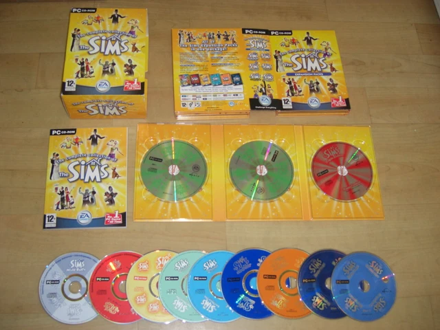 THE SIMS COMPLETE COLLECTION Pc Inc Sims 1 base game all Add-Ons ...