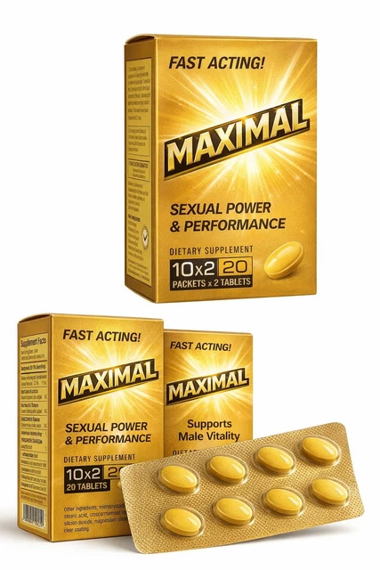 YELLOW WEEKENDER HERBAL Tablets 60mg 100% Natural Performance for Men ...