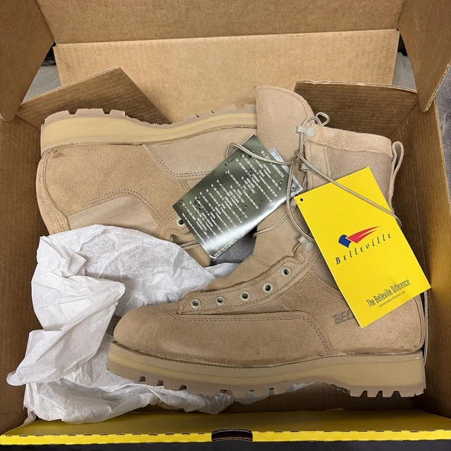 BELLEVILLE 790G DESERT Tan Waterproof Flight & Infantry Combat Boots ...