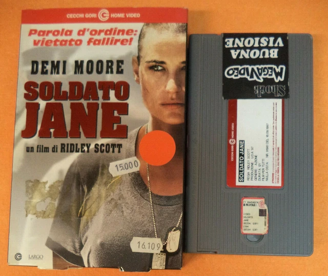 VHS CARTONATA FILM SOLDATO JANE Demi Moore Ridley Scott CECCHI GORI ...