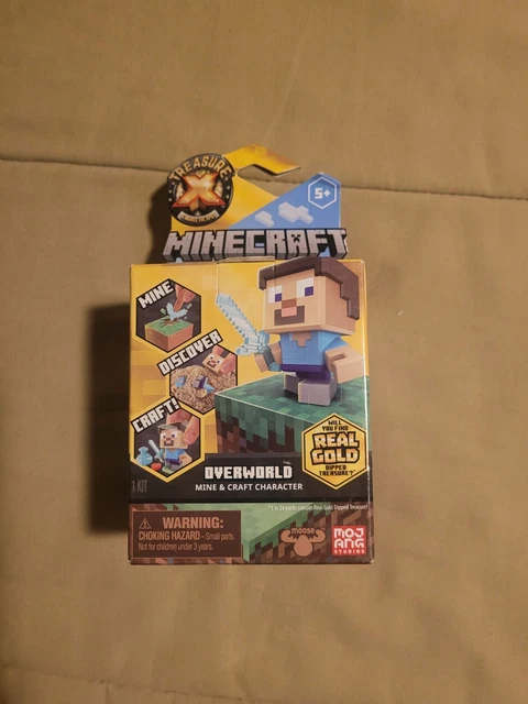 TREASURE X MINECRAFT Overworld Mine & Craft Mini Figure Real Gold ...