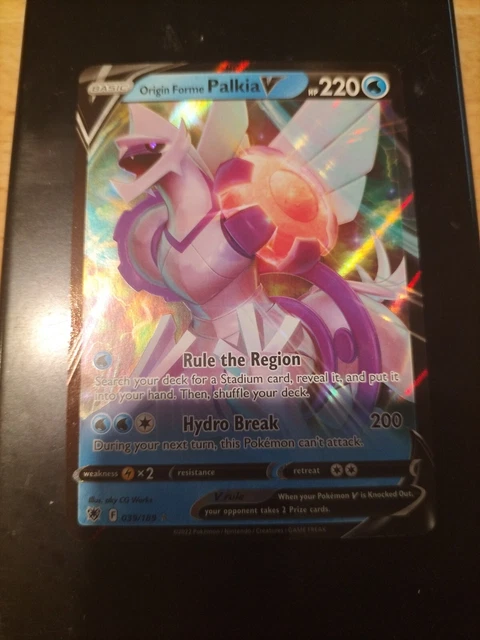 POKÉMON TCG ORIGIN Forme Palkia V Sword & Shield - Astral Radiance 039/ ...