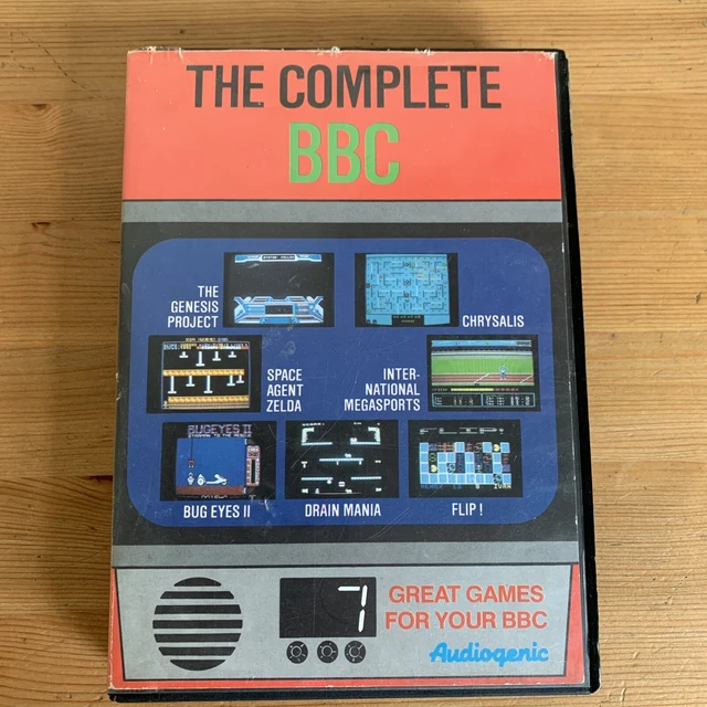 THE COMPLETE BBC - Model B - 7 Great Games Space Agent Zelda Bug Eyes 2 ...