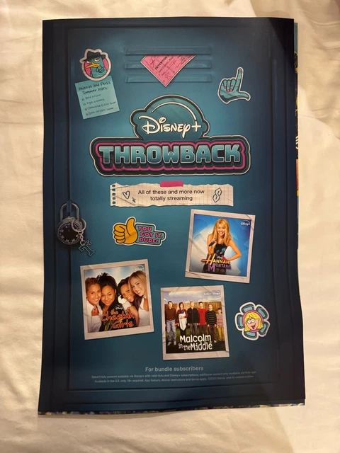 DISNEY+ THROWBACK 11X17 Poster SDCC 2025 comic-con Exclusive - SHIPS NOW £17.66 - PicClick UK