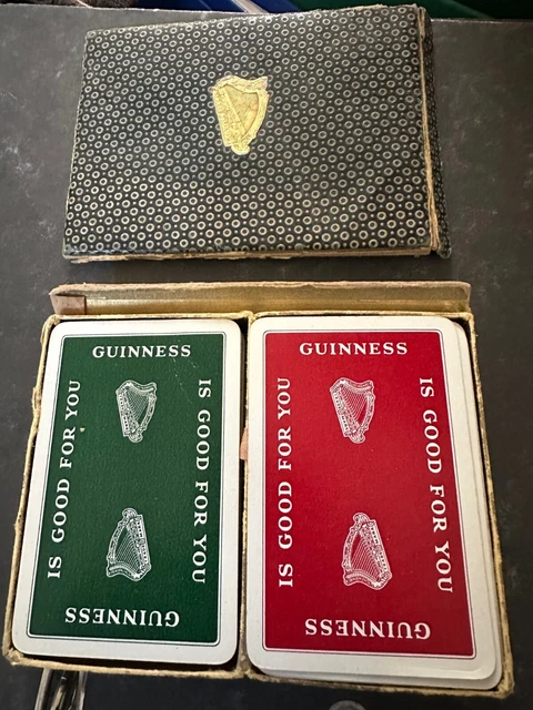 GUINNESS BRANDED PLAYING cards £25.00 - PicClick UK