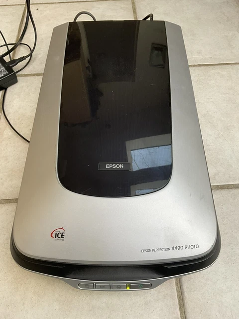 SCANNER PHOTO À plat Epson Perfection 4490 modèle J192A avec adaptateur ...
