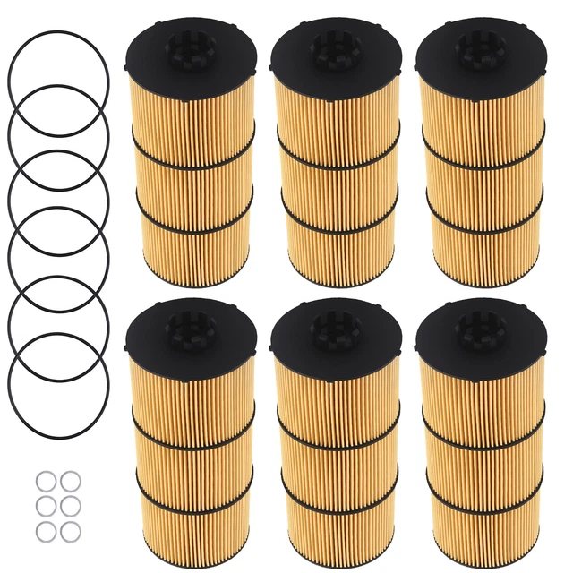 OIL FILTER ELEMENT Kit LF17800 for Detroit Diesel Western Star 6Pack ...