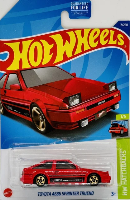 2022 HW RED Toyota AE86 Sprinter Trueno HW Hatchbacks Series 1/5 Card ...