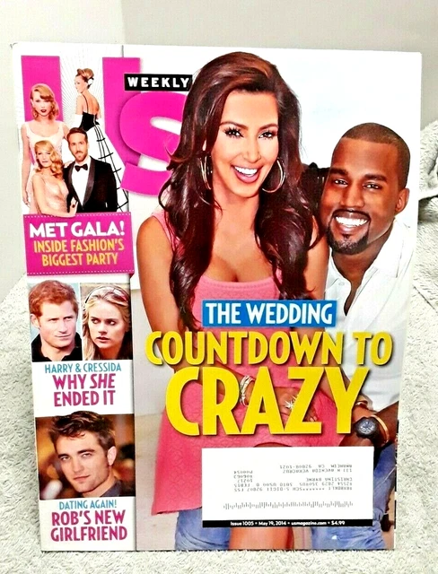 US WEEKLY MAY 2014 Kim Kardashian Kayne West The Wedding Countdown ...