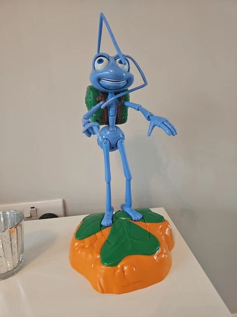 DISNEY PIXAR A Bugs Life Talking Flik Room Guard Thinkway Toys 1998 ...