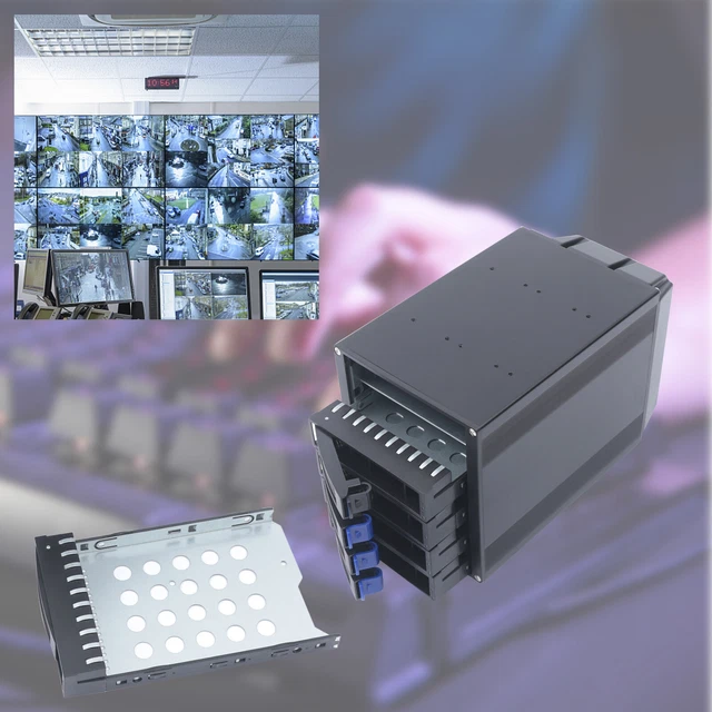 HDD/SAS HARD DRIVE Enclosure Case 3x5.25in Drive Bays SATA Hard Disk ...