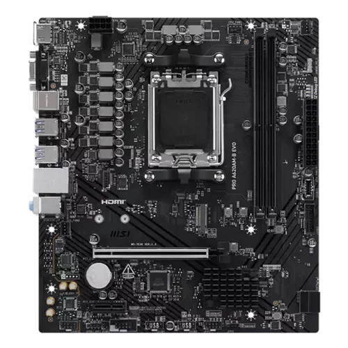 MSI PRO A620AM-B EVO motherboard AMD A620A Socket AM5 ATX £88.62 ...
