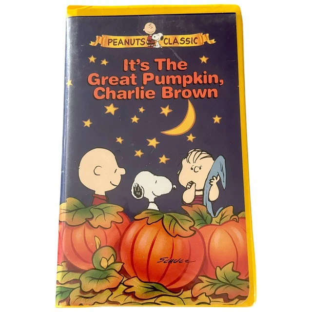 VINTAGE CHARLIE BROWN, Its the Great Pumpkin (VHS, 1996, Clamshell ...