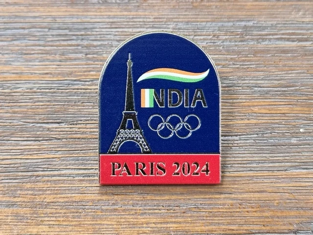 PINS JEUX OLYMPIQUES Paris 2024 Team India Olympics Games EUR 25,00 ...