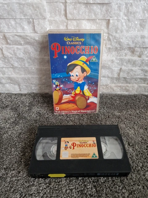 DISNEY PINOCCHIO VHS Video Walt Disney Classics £9.99 - PicClick UK