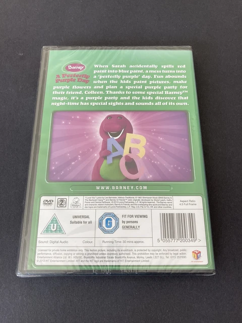 BARNEY & FRIENDS: A Perfectly Purple Day - Brand New & Sealed Free P&P ...