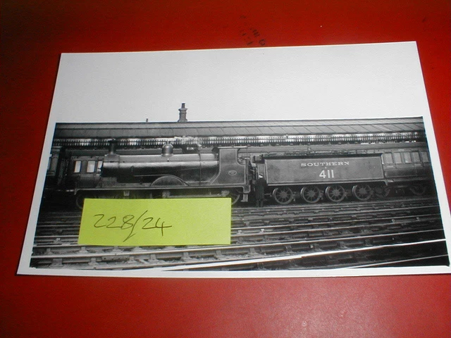Loco Photo Lswr Sr Br 4 4 0 Class L11 No 411 £1 50 Picclick Uk