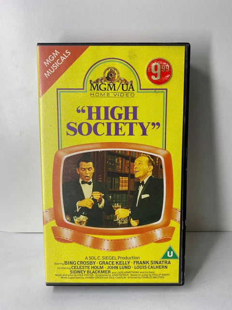 MGM HOME VIDEO - High Society On VHS Video Cassette Tape £7.99 ...