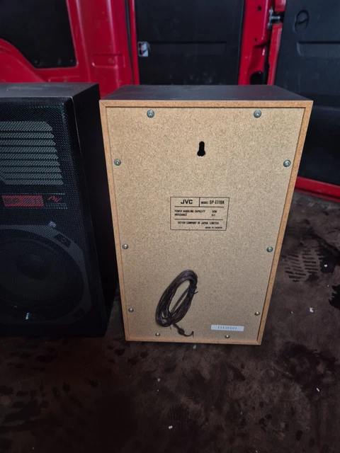 JVC SP-E11BK VINTAGE Stereo Hi Fi Bookshelf Speakers £52.70 - PicClick UK